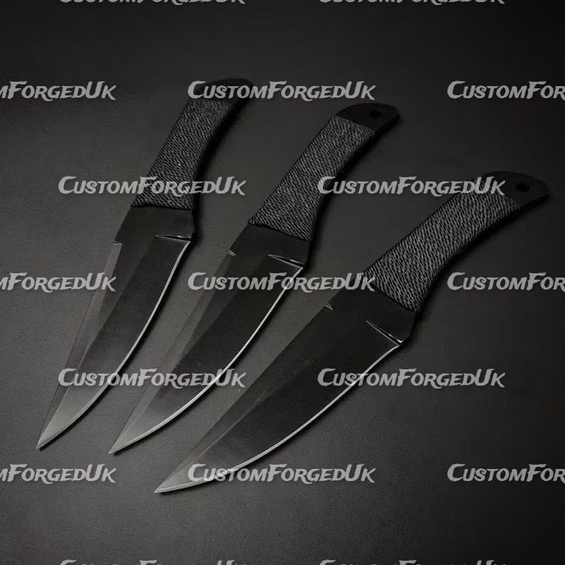 Handmade 12 Throwing Knives Set With Sheath. Christmas Gift Handmade ...