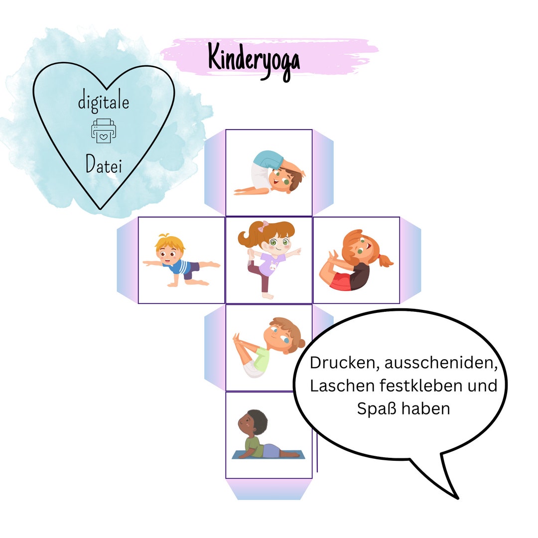 Children's Yoga / Yoga Cubes / Cubes / Movement Games / Routine ...