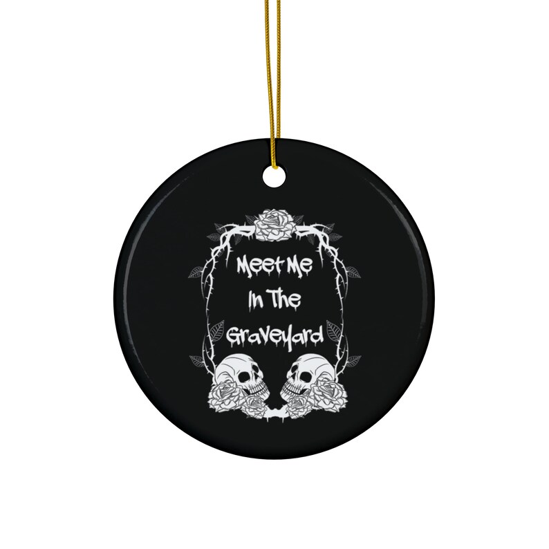 Goth-christmas Ornament, Mirror Hanger, Alt, Atheist, Occult, Emo, Punk ...