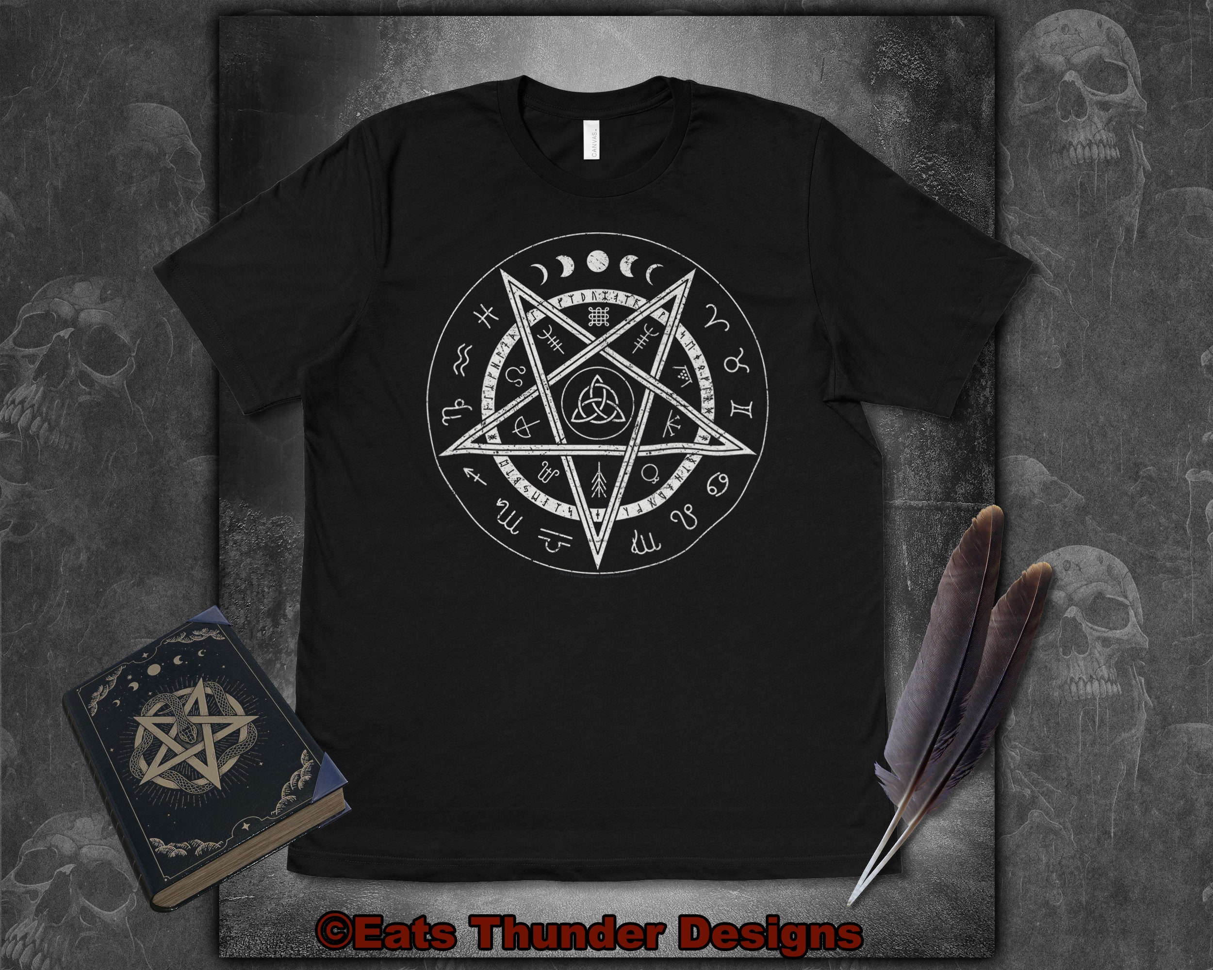 Goth T-shirt, Pastel Goth Clothing, Alt Clothing,occult, Emo, Punk ...