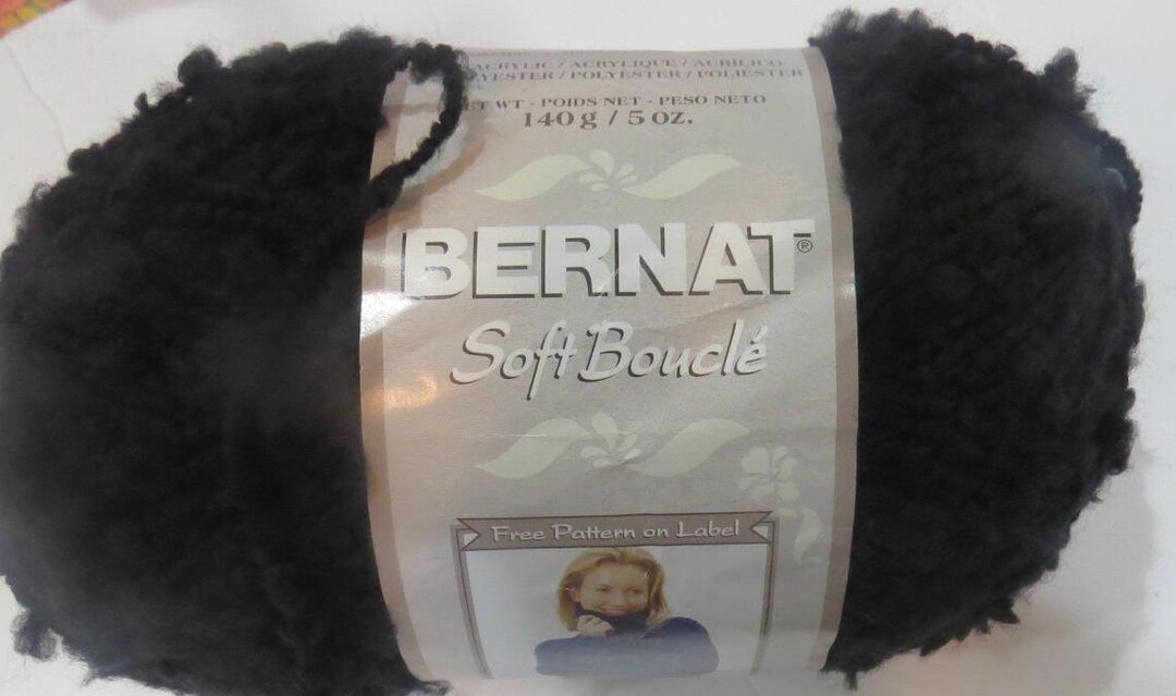 Bernat Soft Boucle Yarn, Super Bulky, Two Colors, Buy More and Save ...