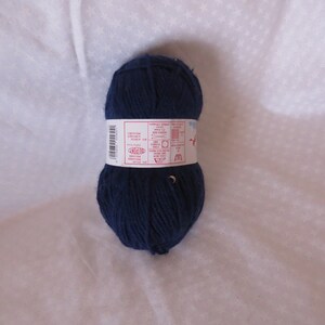 Peter Pan Yarn by Wendy, Double Knit, 2 Royal Blue and 1 Navy Blue ...