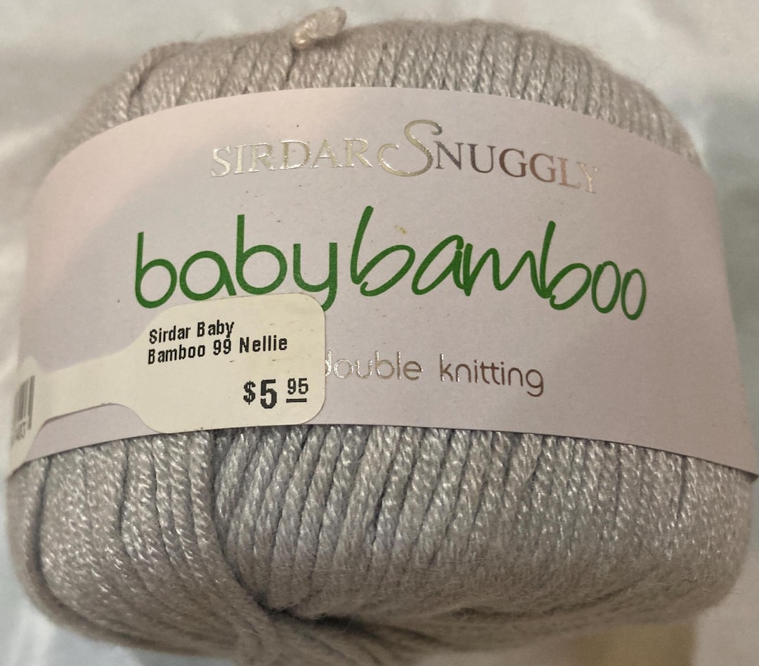 Sirdar Snuggly Baby Bamboo Yarn, 50 G Ball, Light Gray - Etsy