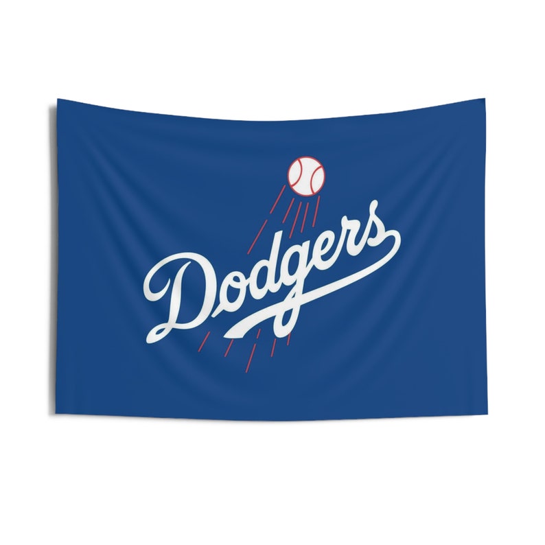 Los Angeles Dodgers Wall Flag - Etsy