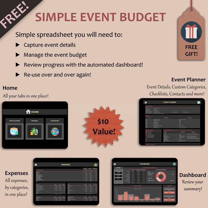 BUNDLE Budget and Debt Payoff Annual Budget Debt Snowball Spreadsheet ...