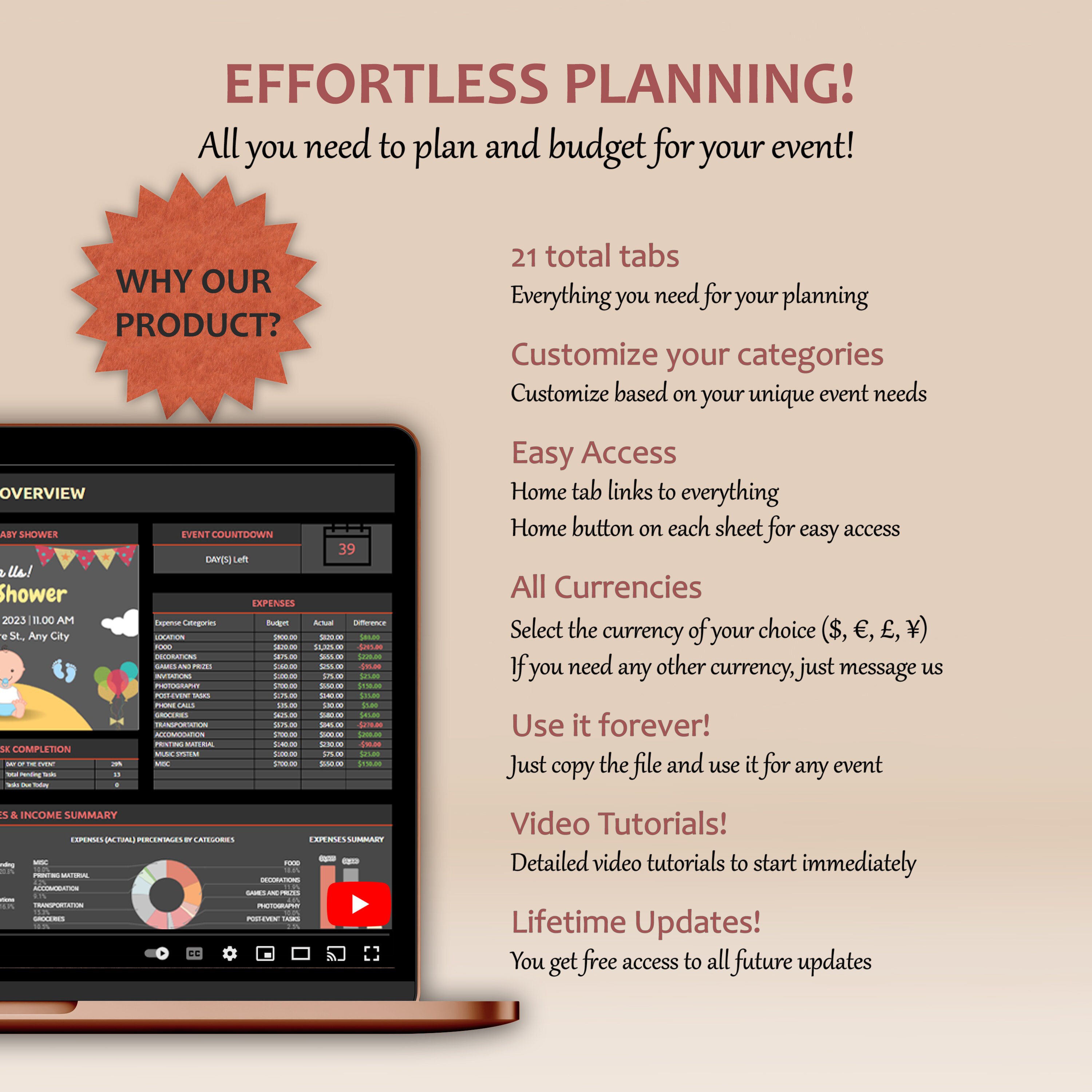 Excel Event Planner Template Excel Digital Event Planner Spreadsheet 1523