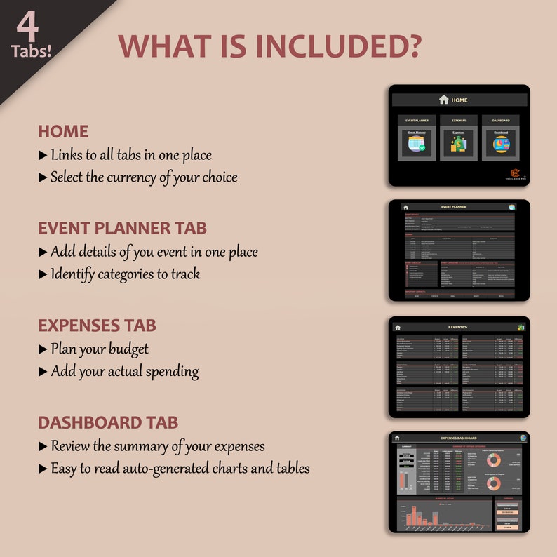 Google Sheets Event Planner Event Planning Template Digital Event ...