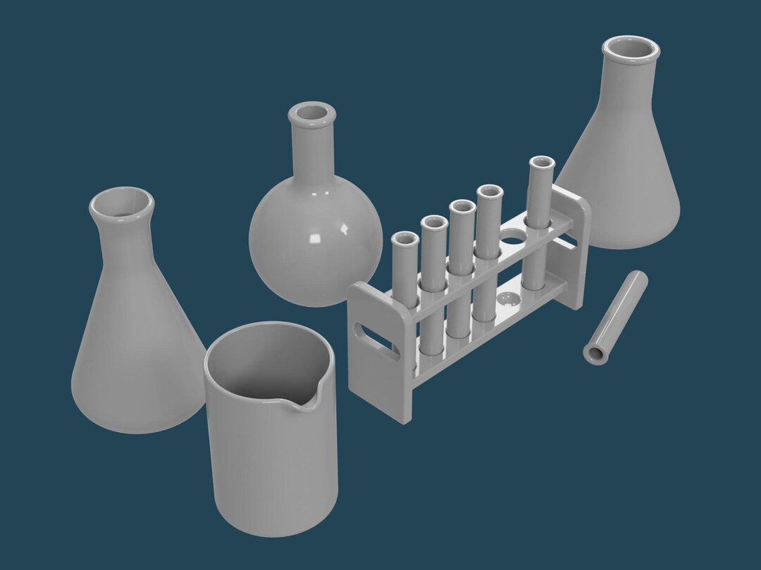 Chemistry Set 1:6 Play Scale Miniature STL & OBJ 3D Print - Etsy