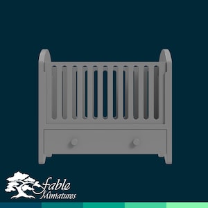 Baby Crib 1:6 Play Scale Miniature STL & OBJ 3D Print Files - Etsy