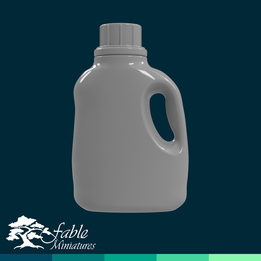 Laundry Detergent 1:12 Scale Miniature STL & OBJ 3D Print Files - Etsy