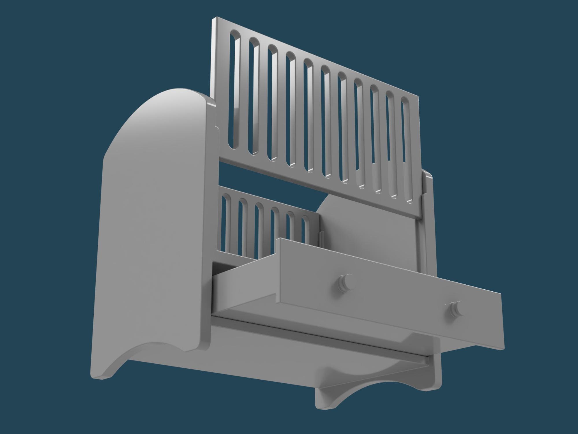 Baby Crib 1:6 Play Scale Miniature STL & OBJ 3D Print Files - Etsy