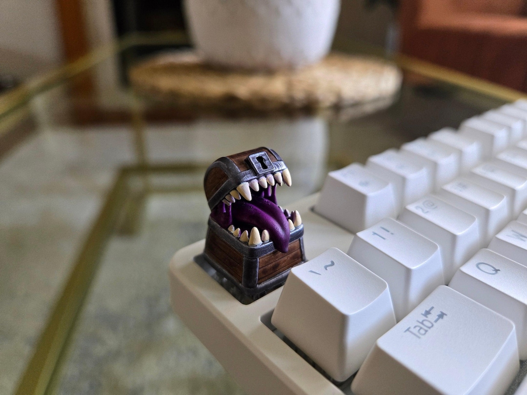 Mimic Chest Keycap - Hand Painted Cute Keycap Designs, Cherry MX - Etsy