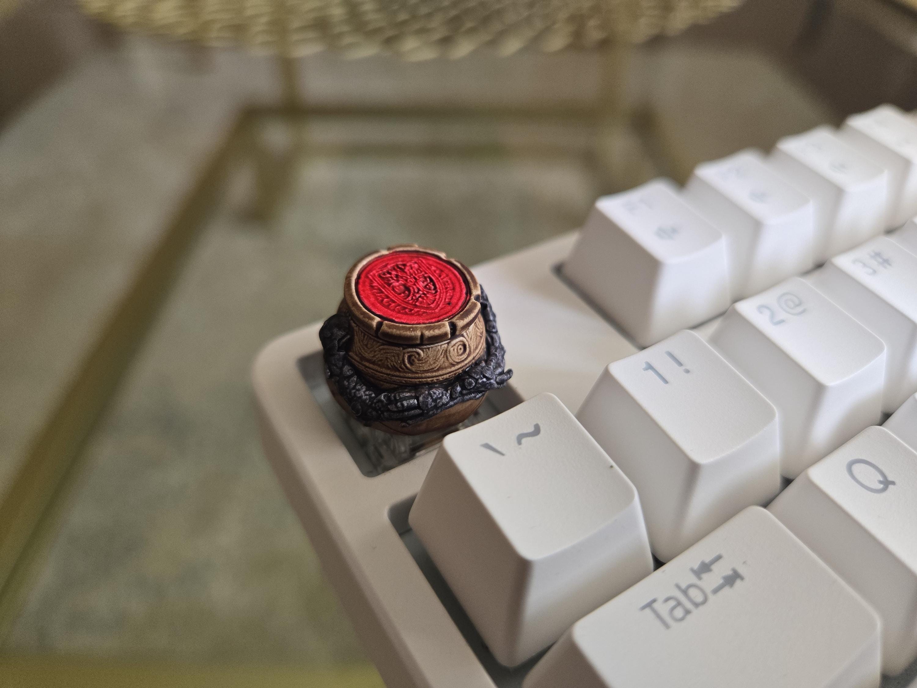 Alexander Pot Video Game Fanart Keycap - Hand Painted Cute Keycap ...