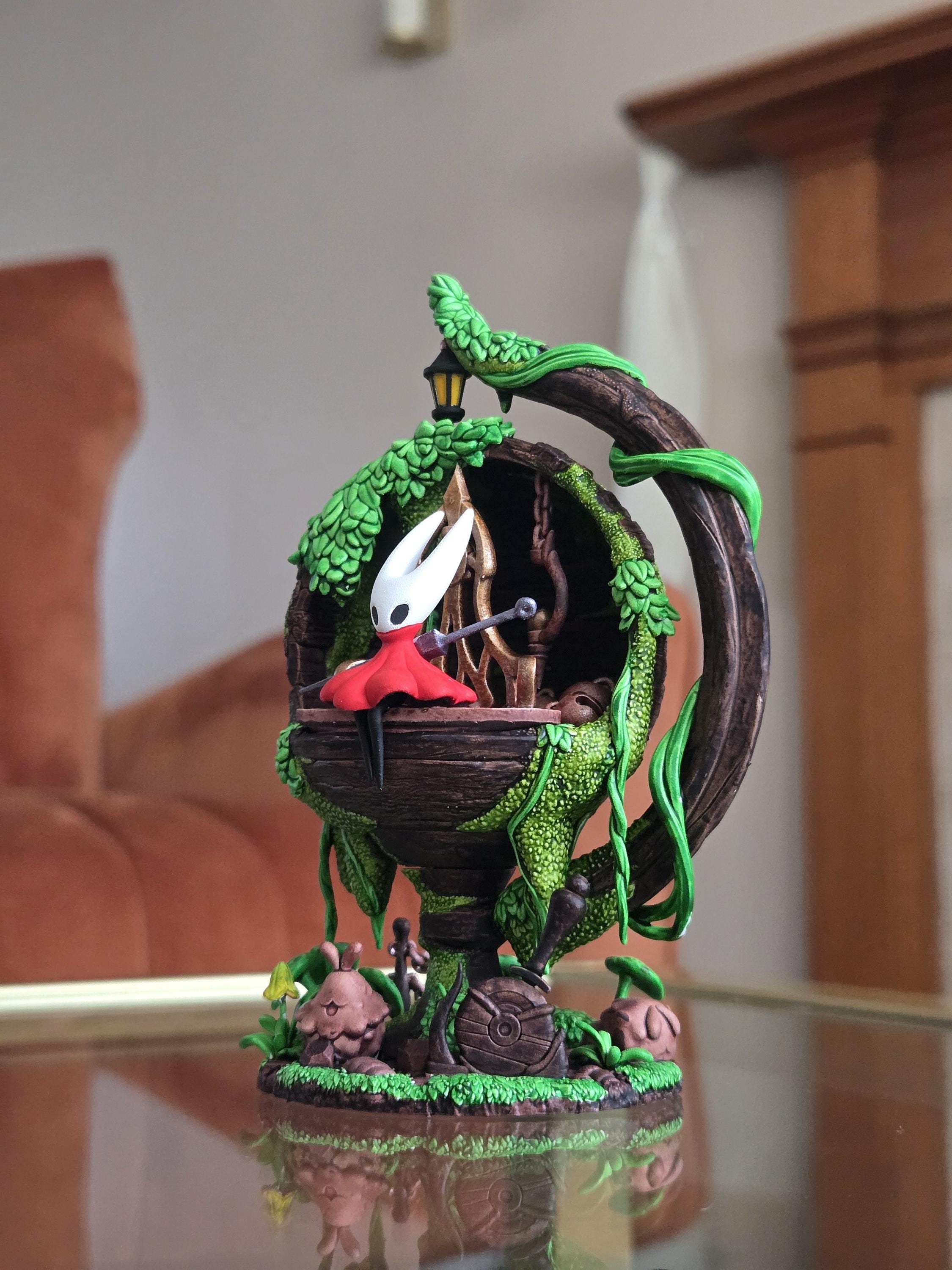 Silksong Hornet Hand Painted Diorama - Miniature Diorama Fan Art - 5 ...