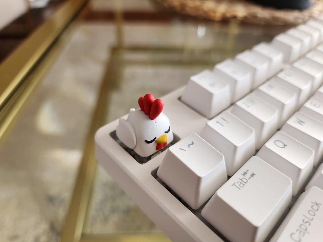 Palworld Chikipi Video Game Keycap - Hand Painted, Cute Keycap Designs ...
