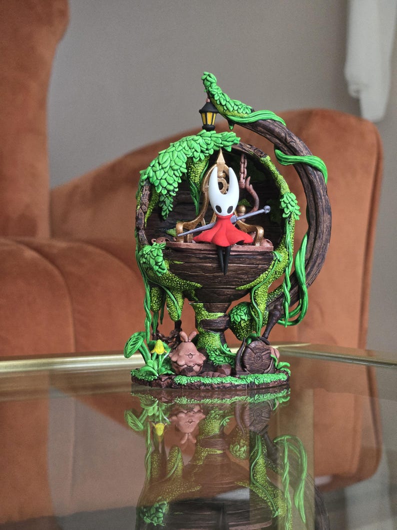 Silksong Hornet Hand Painted Diorama - Miniature Diorama Fan Art - 5 ...