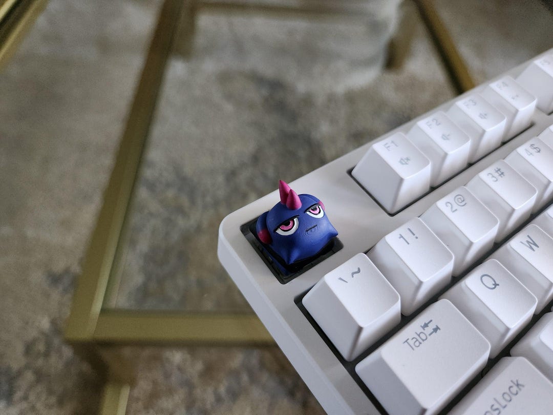 Palworld Depresso Video Game Keycap - Hand Painted Cute Keycap Designs ...