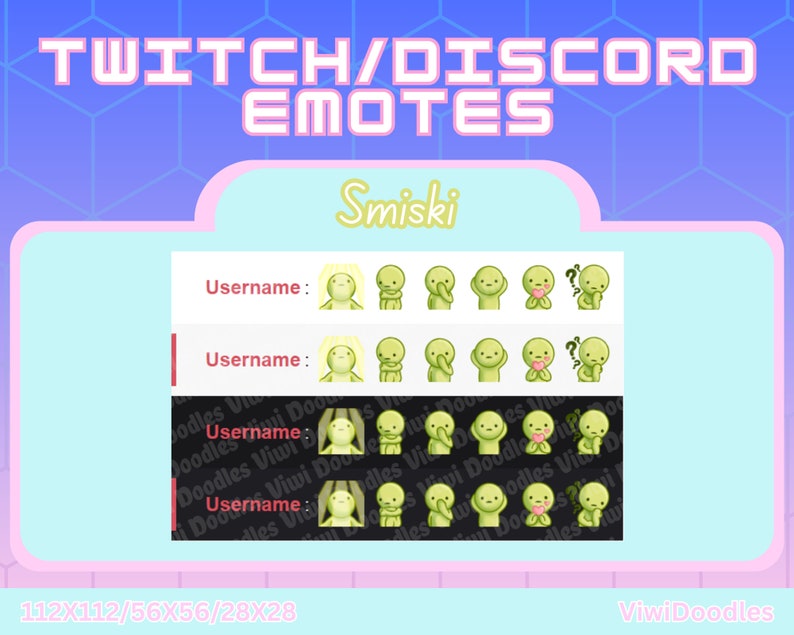 Cute Silly Smiski Emote Pack - Twitch, Discord, Youtube, Stream - Etsy