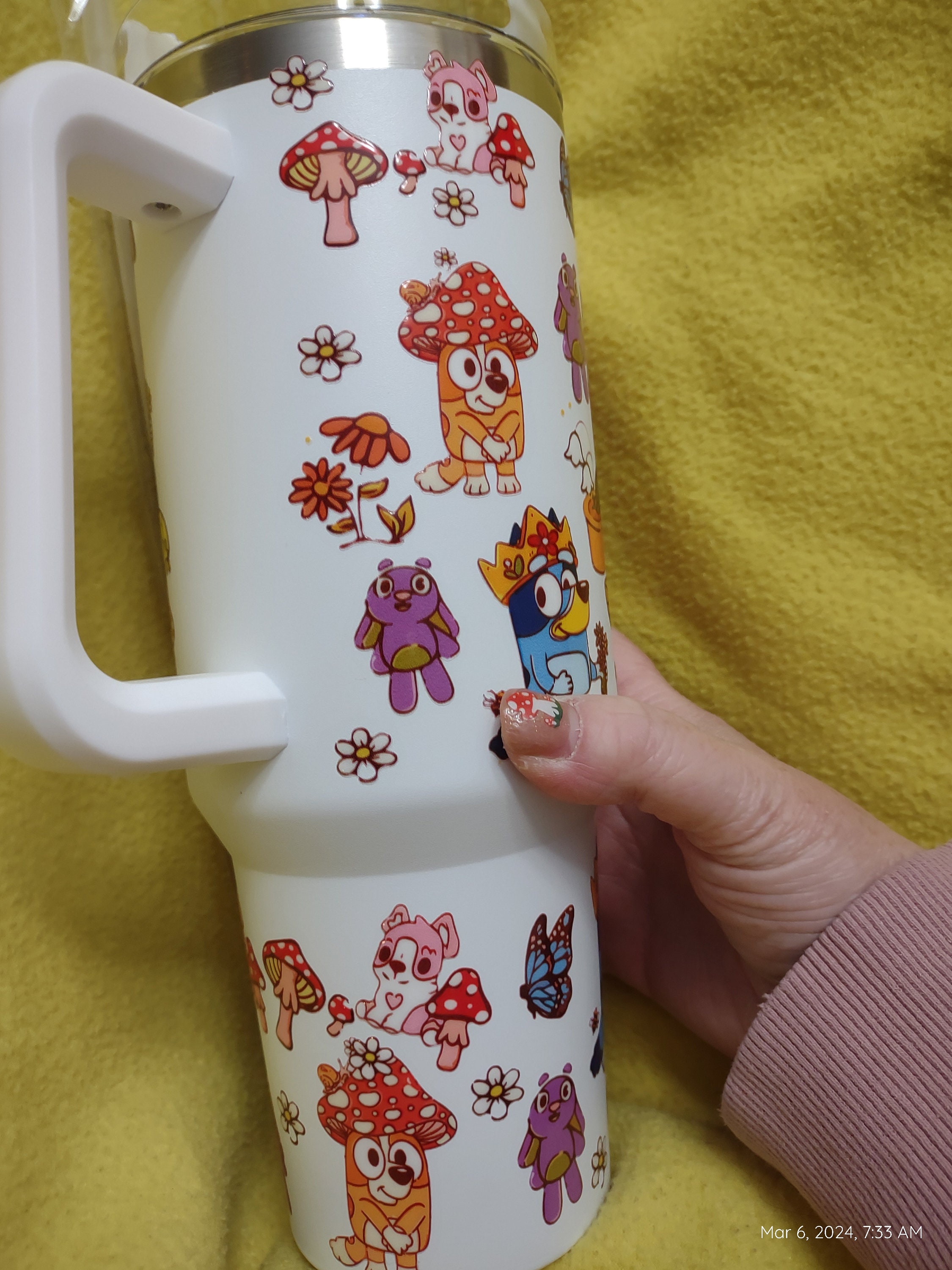 Bluey and Bingo Cottage Core 40 Oz Tumbler - Etsy