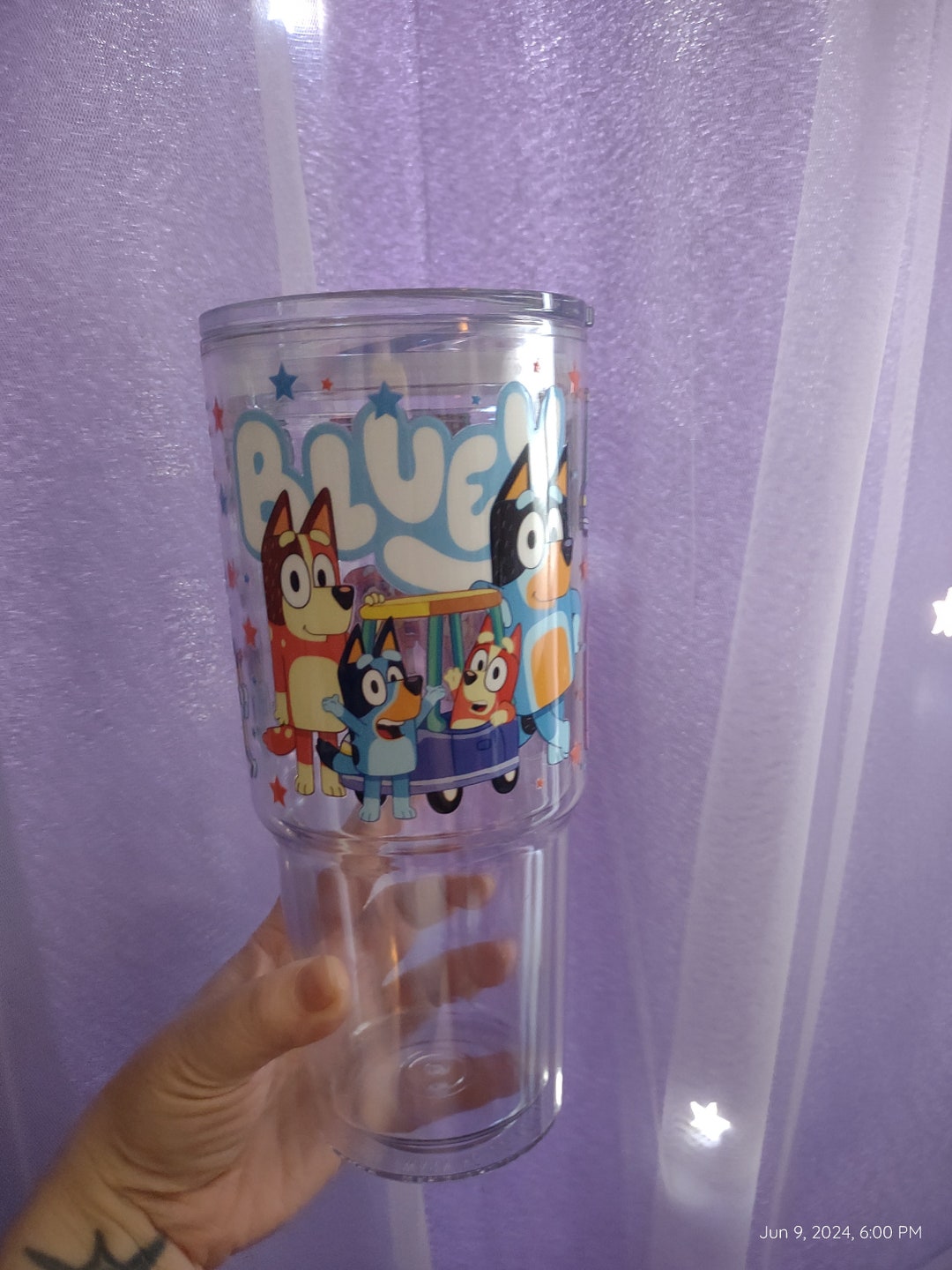 Bluey Double Sided Tumbler - Etsy