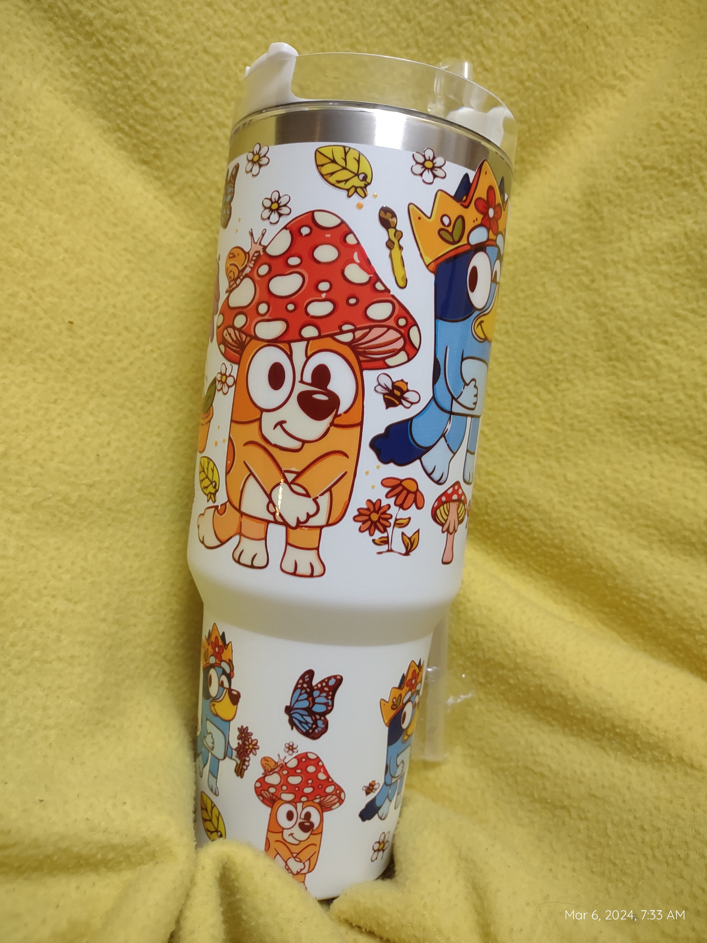 Bluey and Bingo Cottage Core 40 Oz Tumbler - Etsy