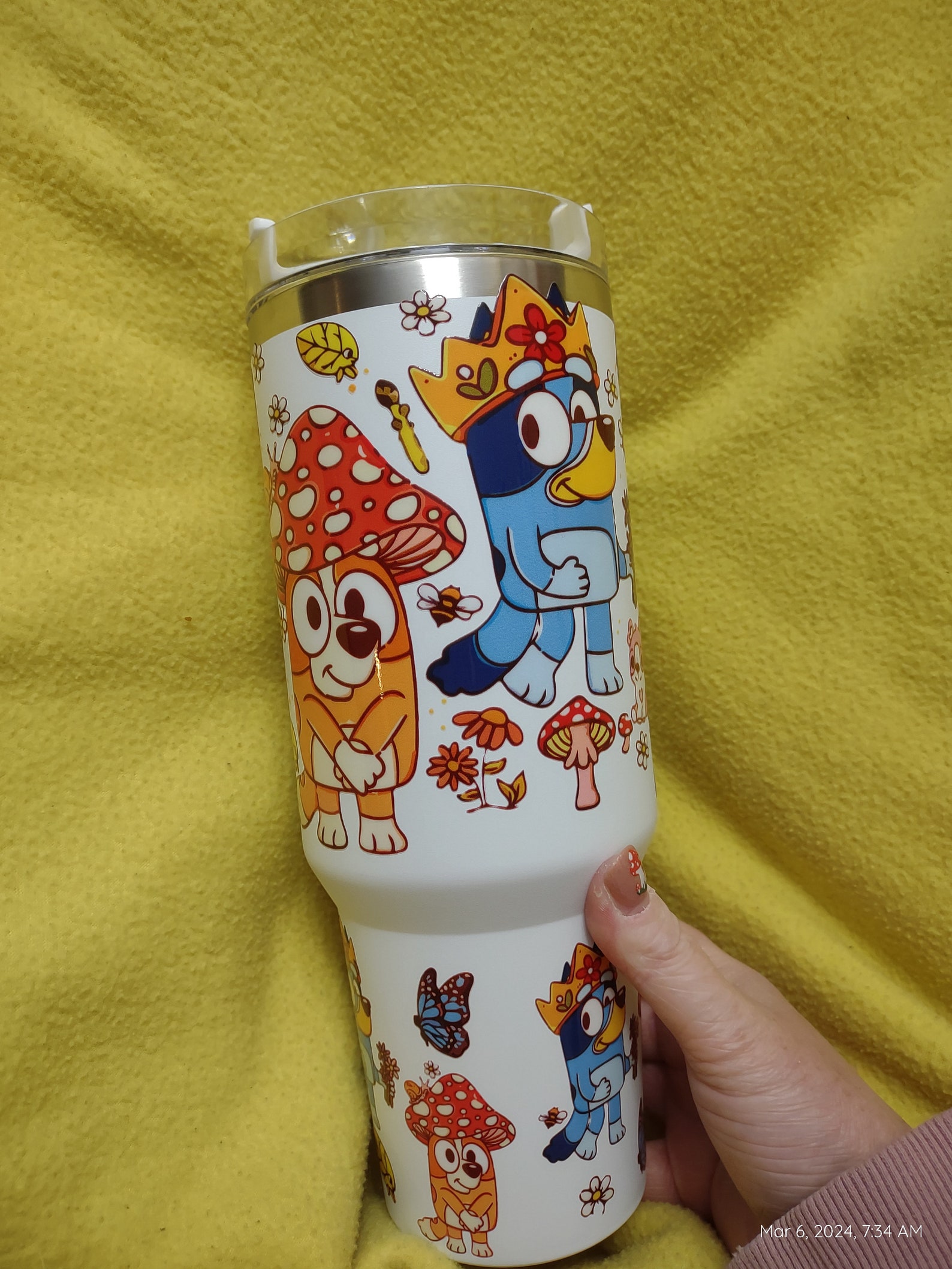 Bluey and Bingo Cottage Core 40 Oz Tumbler - Etsy