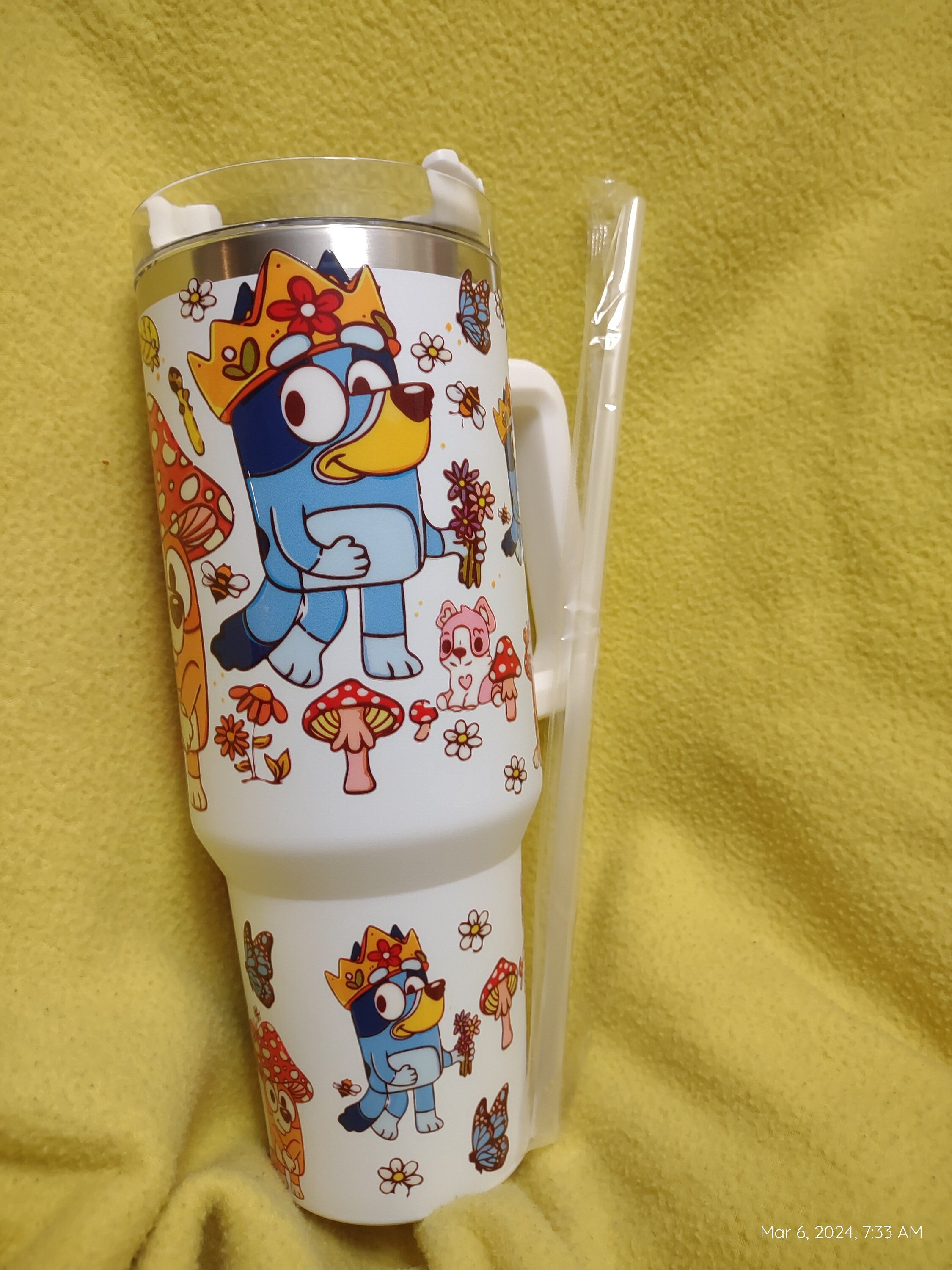 Bluey and Bingo Cottage Core 40 Oz Tumbler - Etsy
