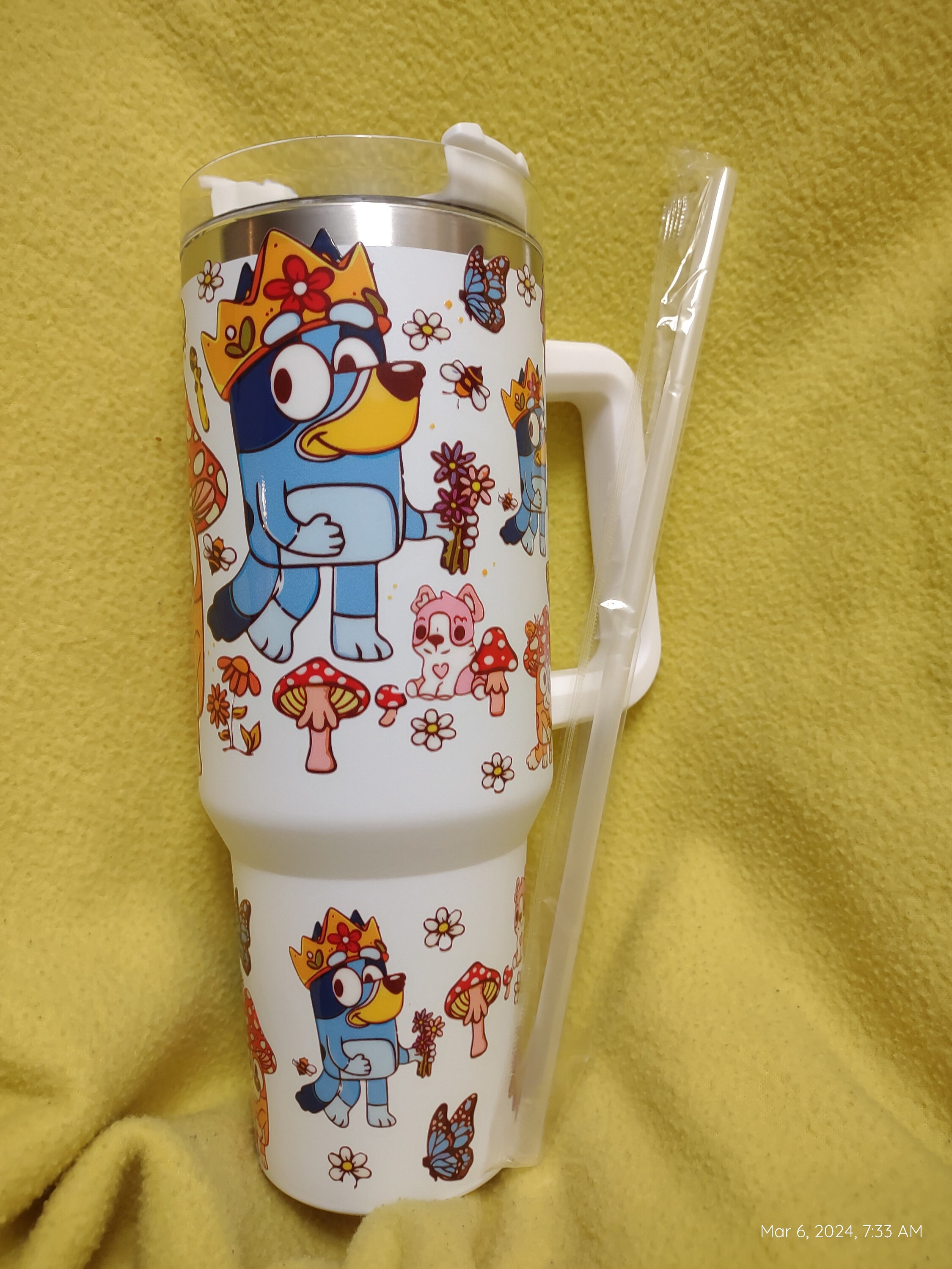 Bluey and Bingo Cottage Core 40 Oz Tumbler - Etsy