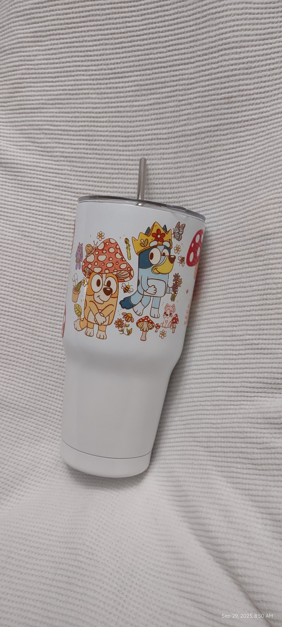 Cottage Core Bluey Bingo Tumbler - Etsy