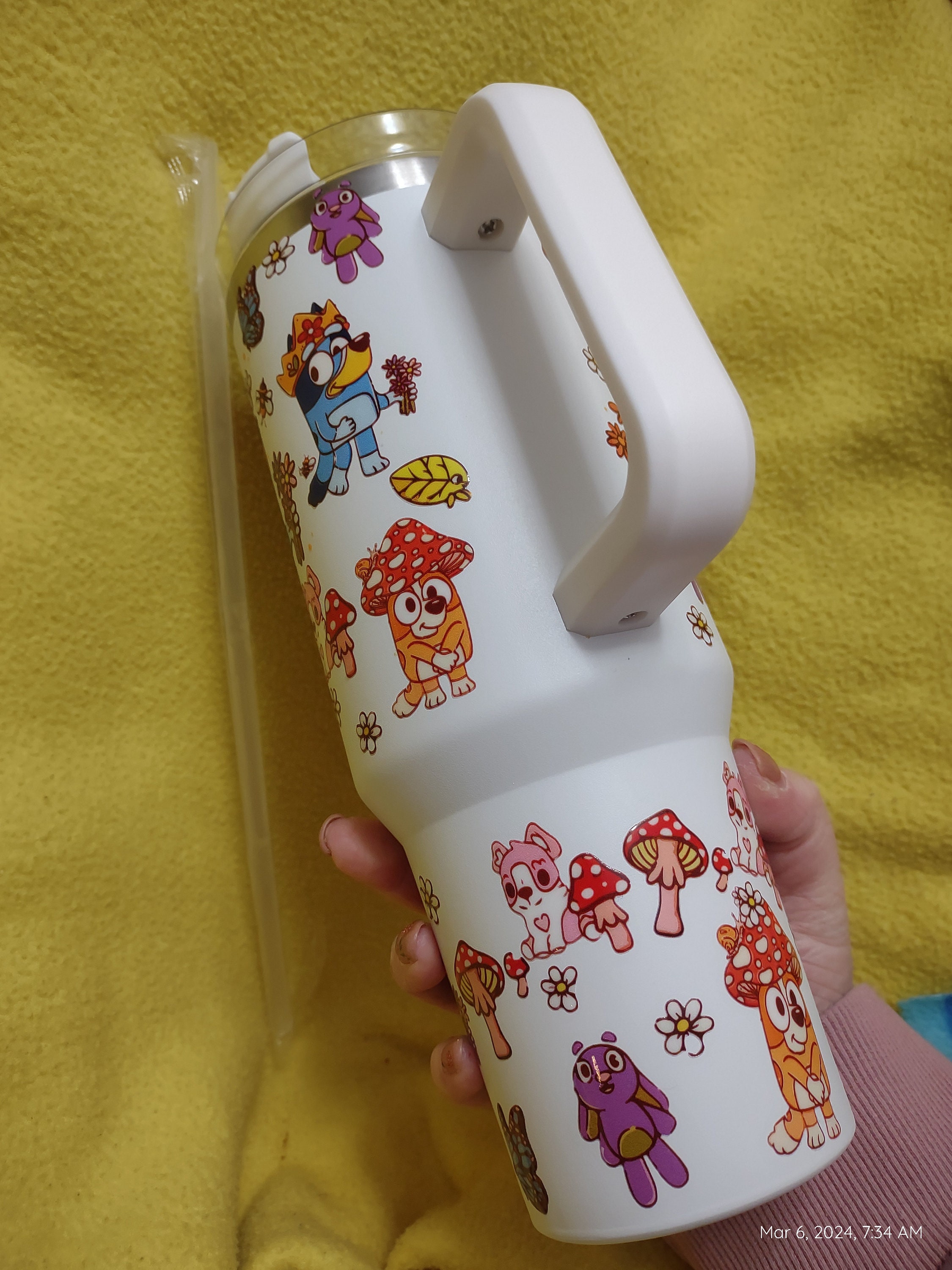 Bluey and Bingo Cottage Core 40 Oz Tumbler - Etsy