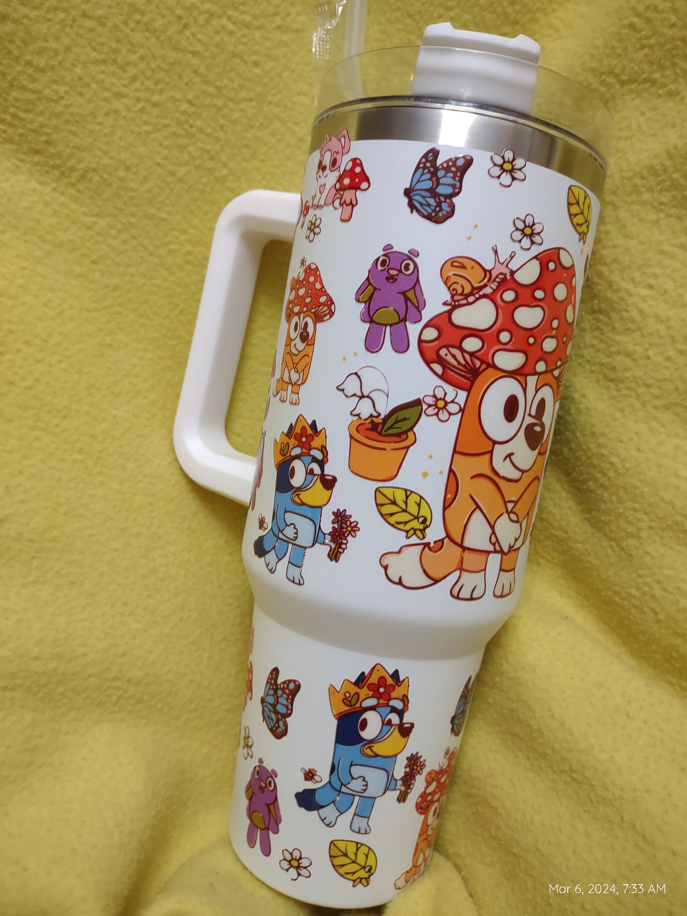 Bluey and Bingo Cottage Core 40 Oz Tumbler - Etsy