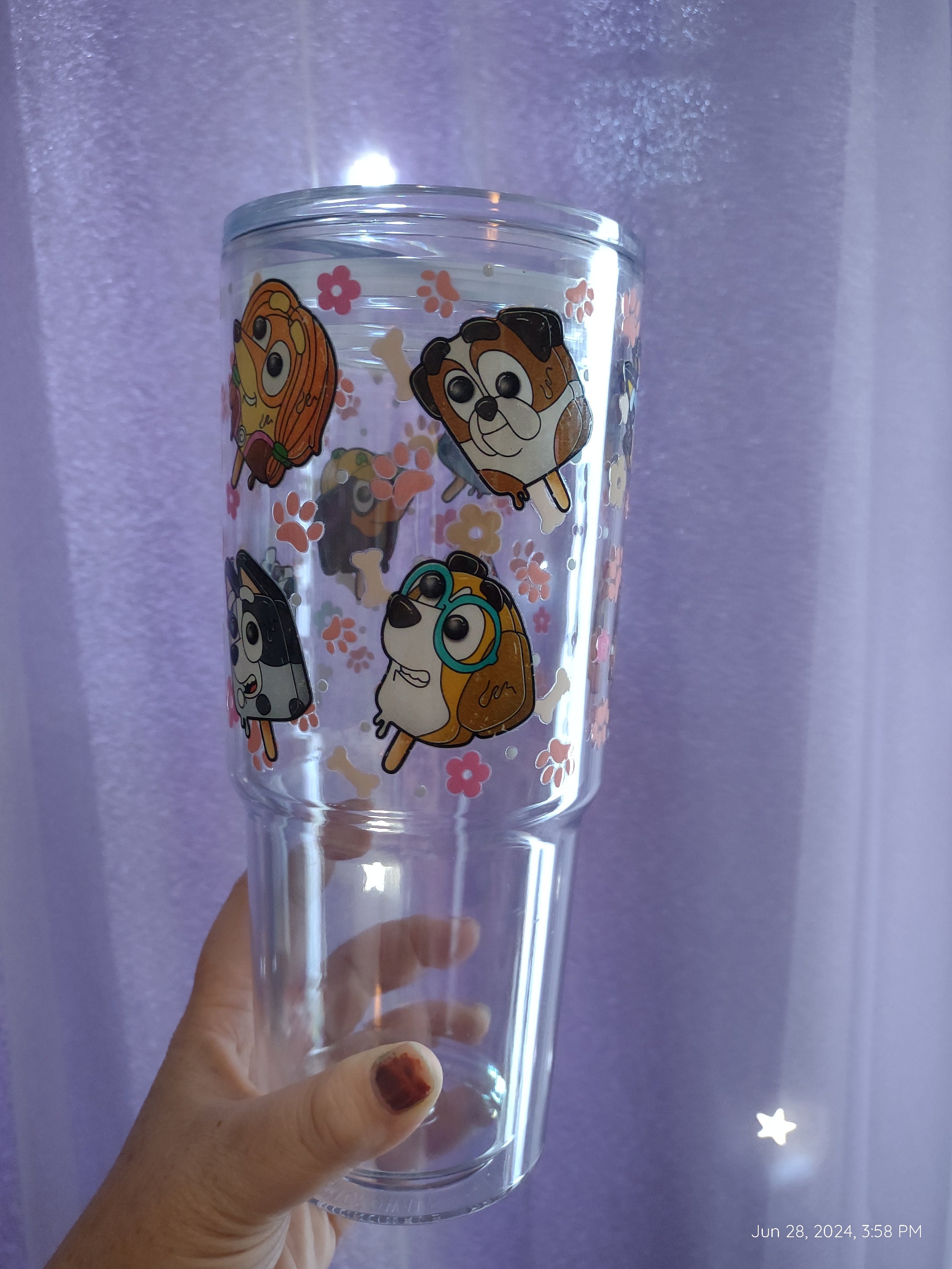 Bluey Pops Double Sided Tumbler - Etsy