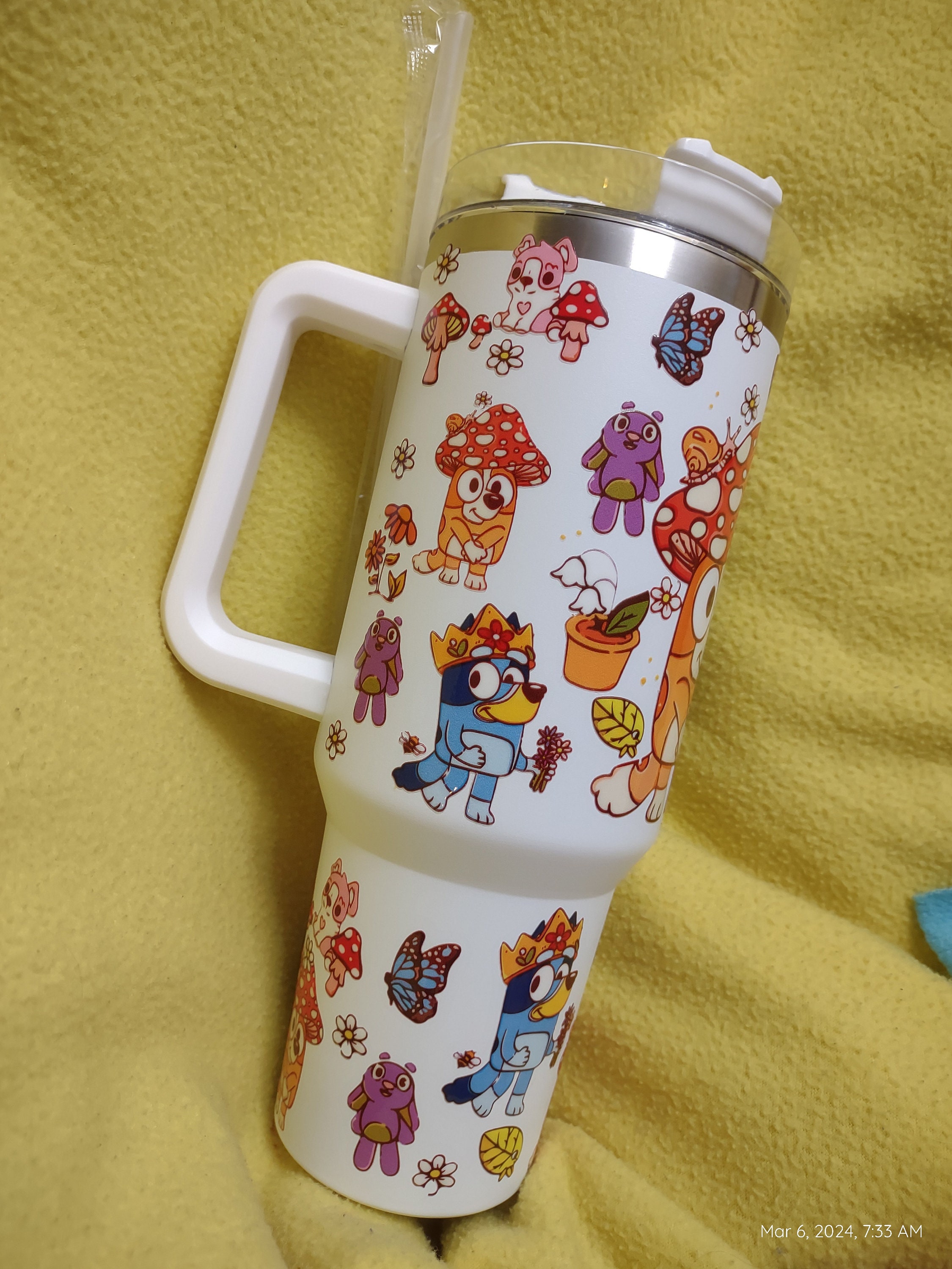 Bluey and Bingo Cottage Core 40 Oz Tumbler - Etsy