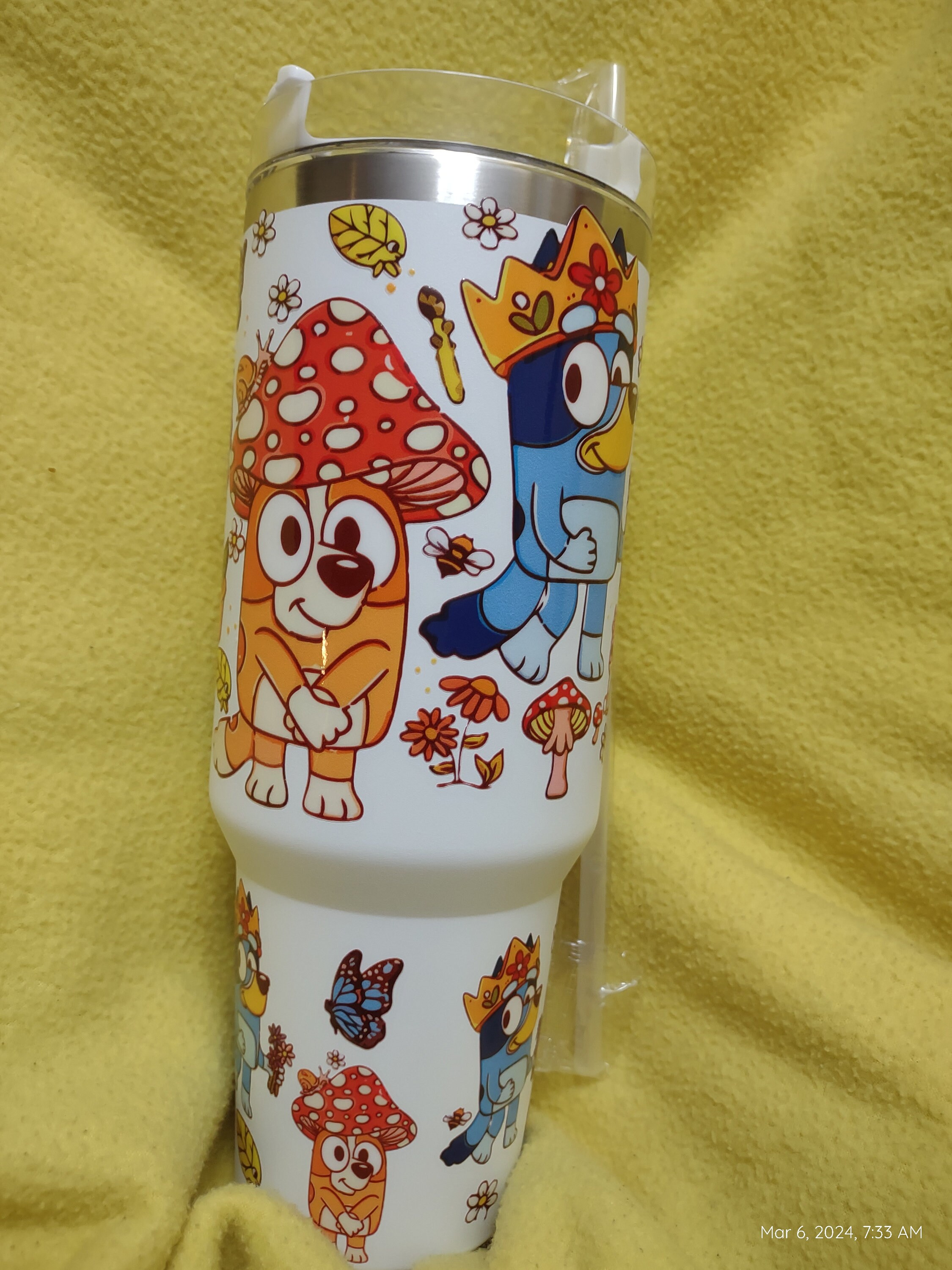 Bluey and Bingo Cottage Core 40 Oz Tumbler - Etsy