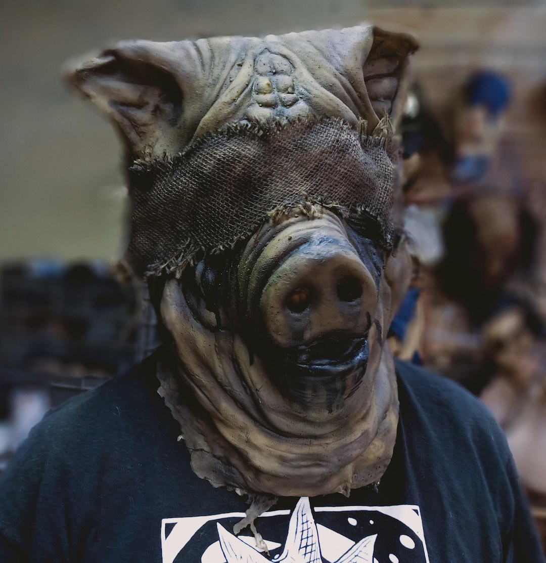 Pig Horror Mask Illuminati Sect Latex Halloween Worldwide Shipping - Etsy