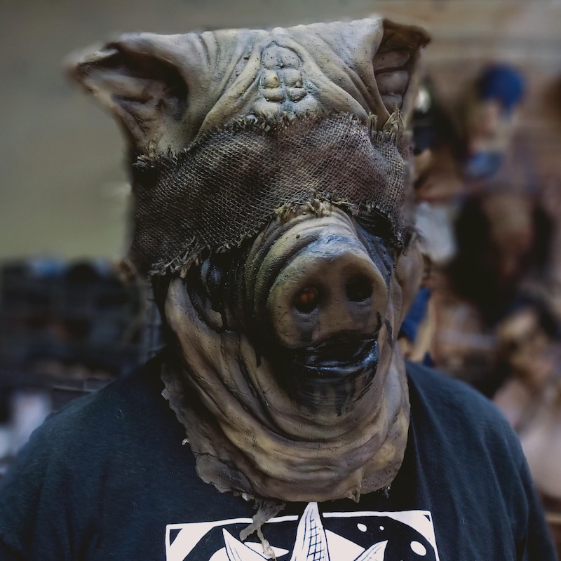 Scary Pig Mask - Etsy