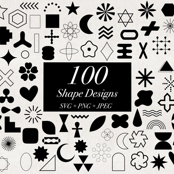 Basic Shapes Svg - Etsy