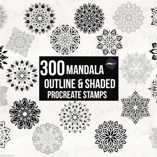 Tattoo Brush Mandala - Etsy