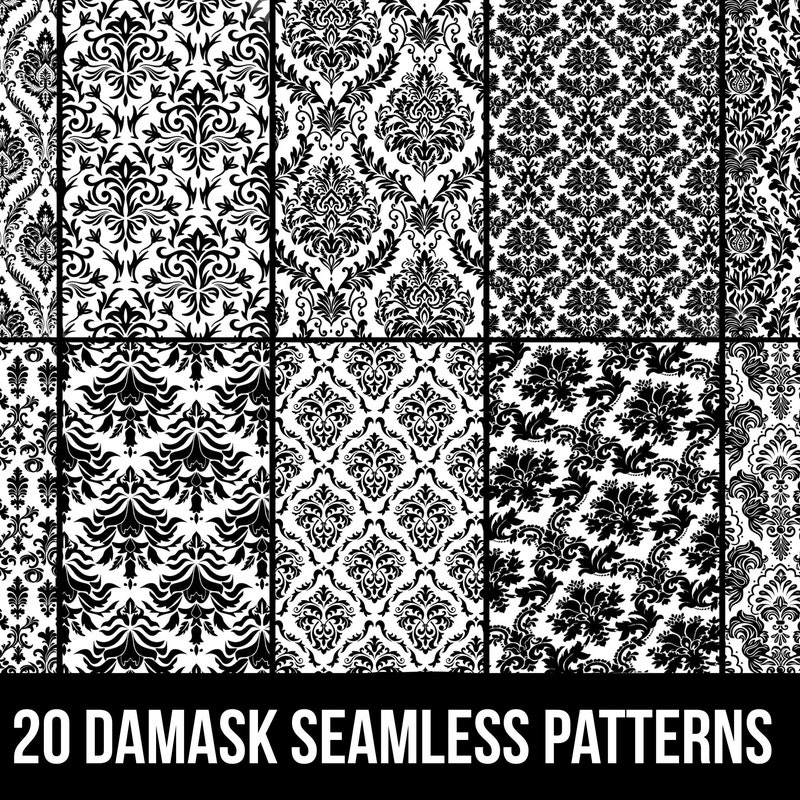 Damask Pattern - Etsy