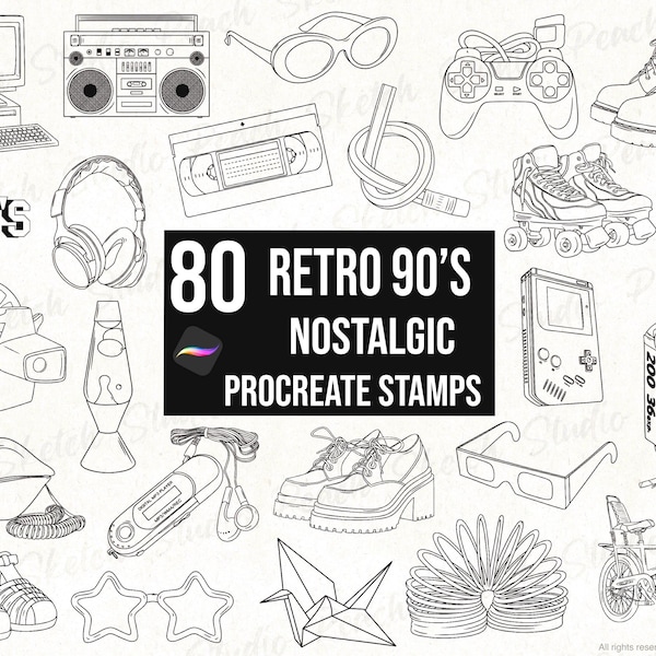 Old Cartoon Procreate - Etsy UK