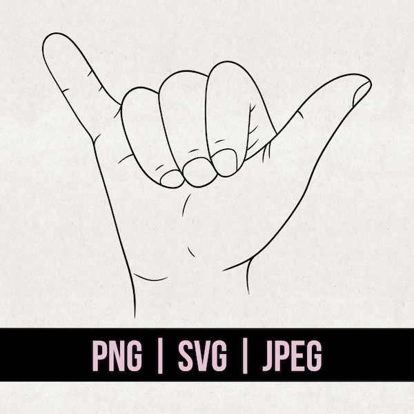 Shaka Clip Art - Etsy