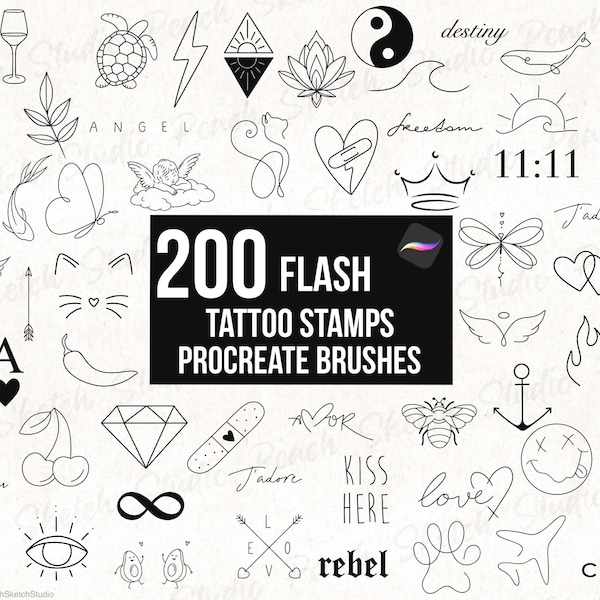 Tattoo Flash Sheet - Etsy UK