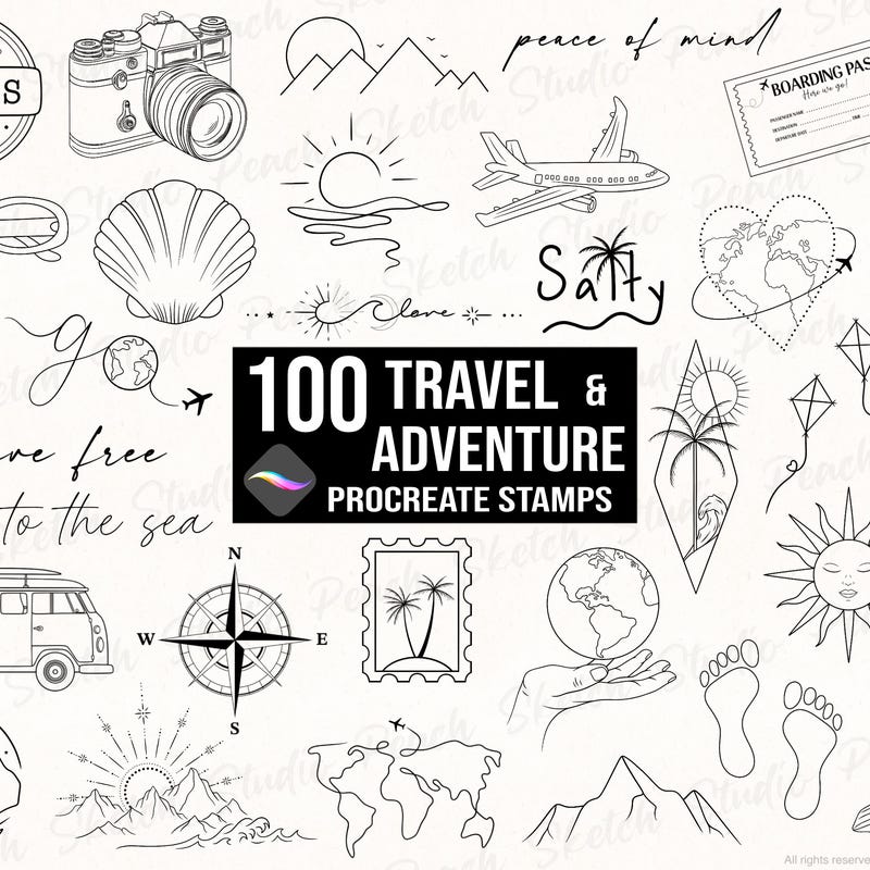Travel Drawing Set - Etsy UK