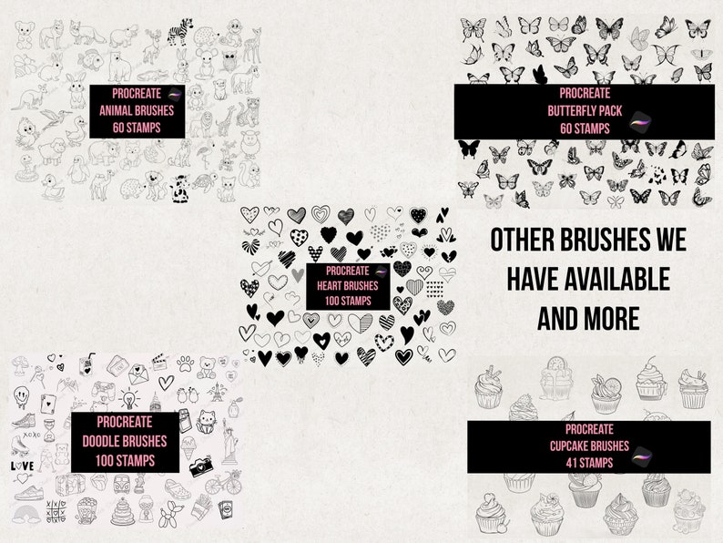 Procreate 70 Star Shape Stamp Brushes, Tattoo Stencil Brush, Detailed ...