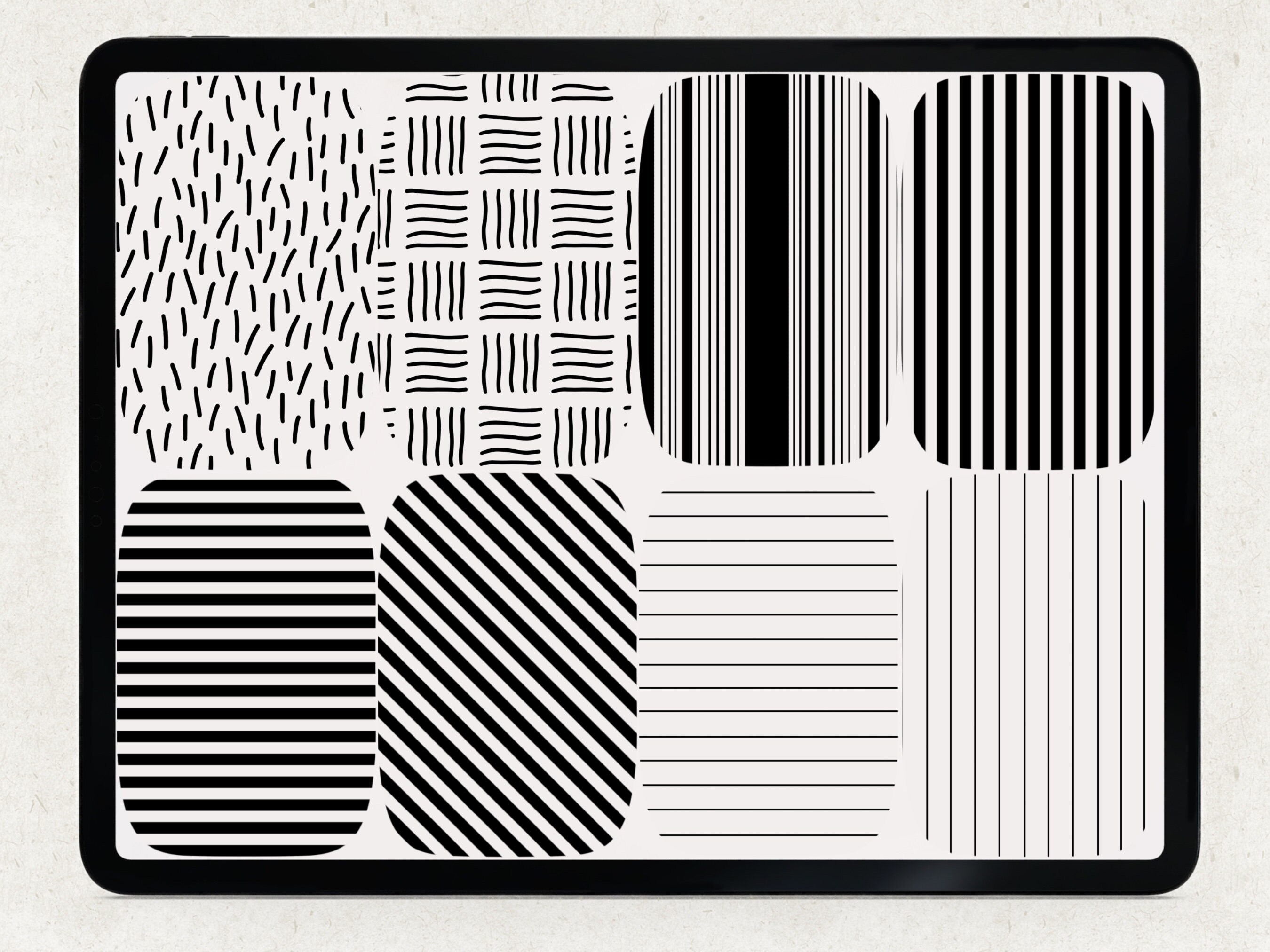 30 Stars & Lines Pattern Brushes Procreate, Pattern Brush Set, Boho ...