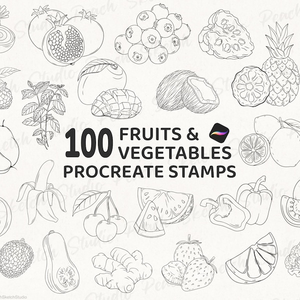Vegetable Stamp - Etsy