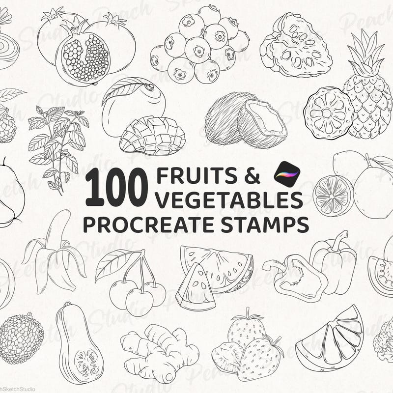 Vegetable Stamp - Etsy