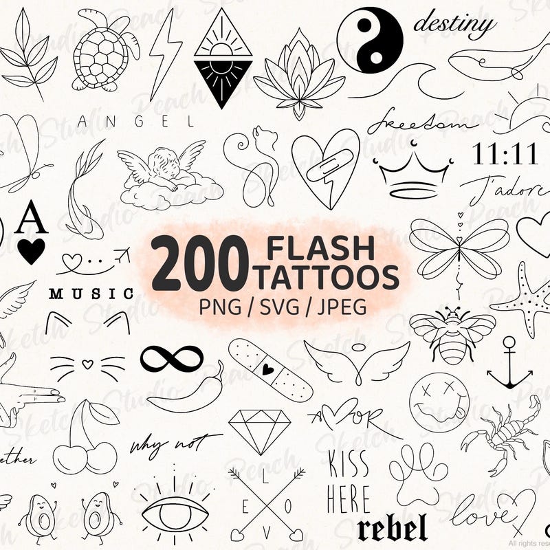 Hand Tattoo Transfers - Etsy