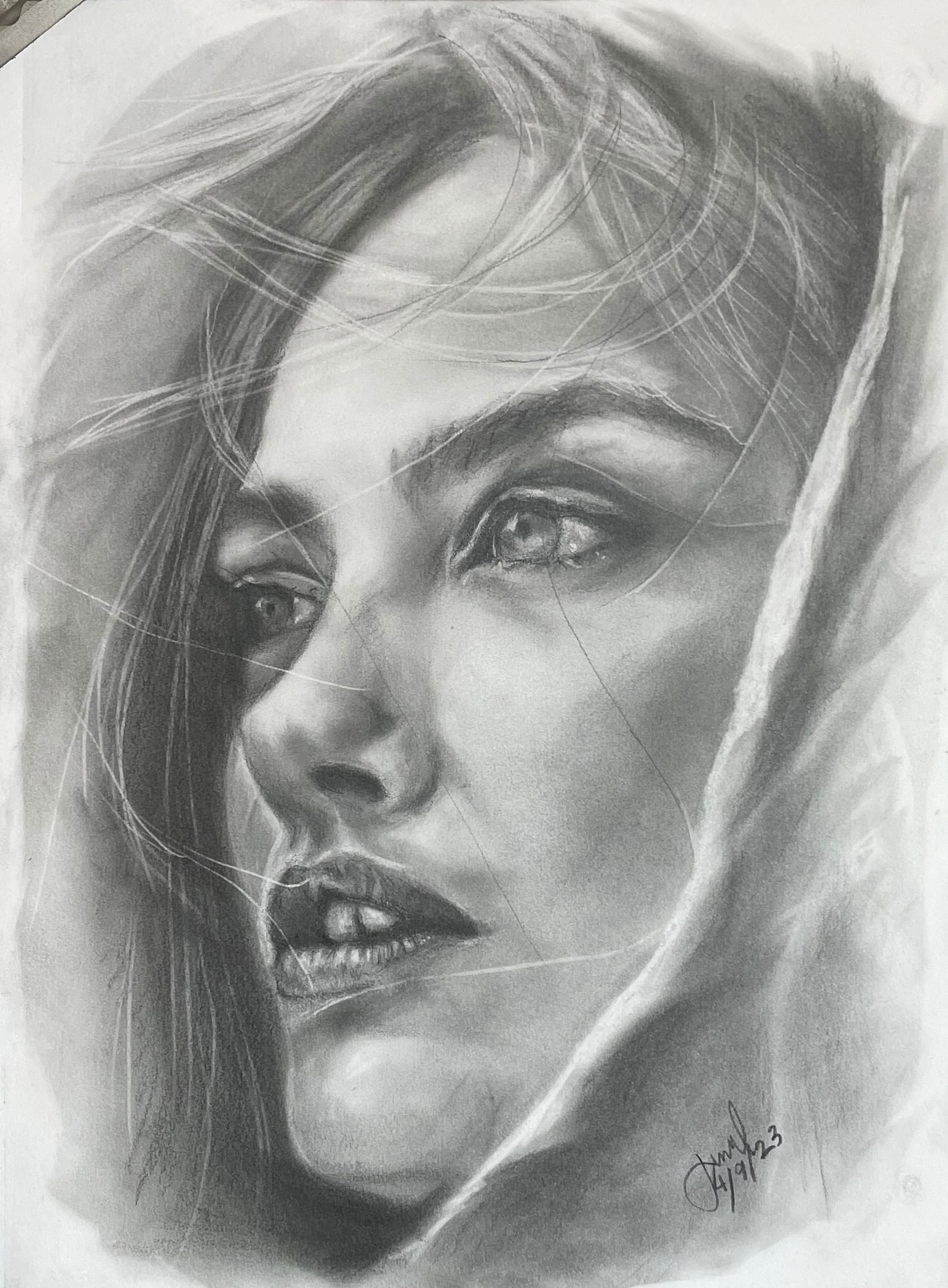 Custom Graphite Portraits - Etsy