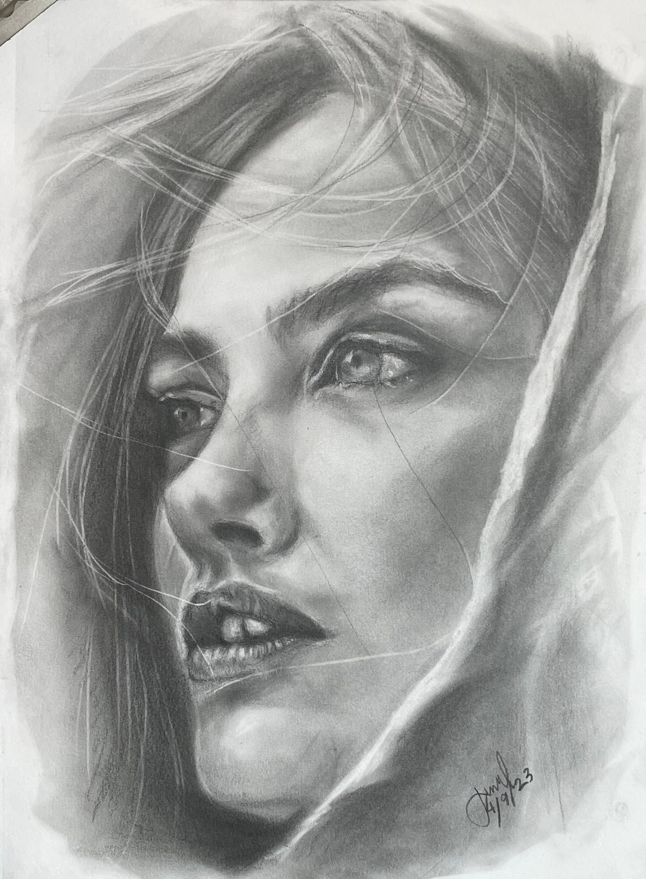 Custom Graphite Portraits - Etsy